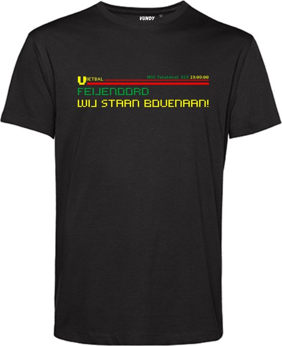 T-shirt kind Teletekst Wij Staan Bovenaan! | Feyenoord shirt artikelen ...