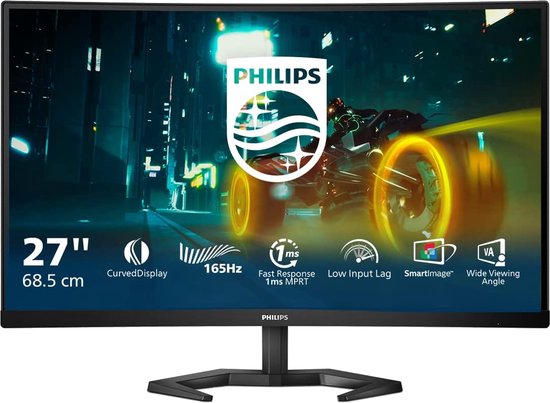 Philips Momentum 27M1C3200VL - Full HD Curved Monitor - 165hz - 27 inch ...