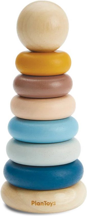 PlanToys Houten Speelgoed Stapelring-Orchard | bol