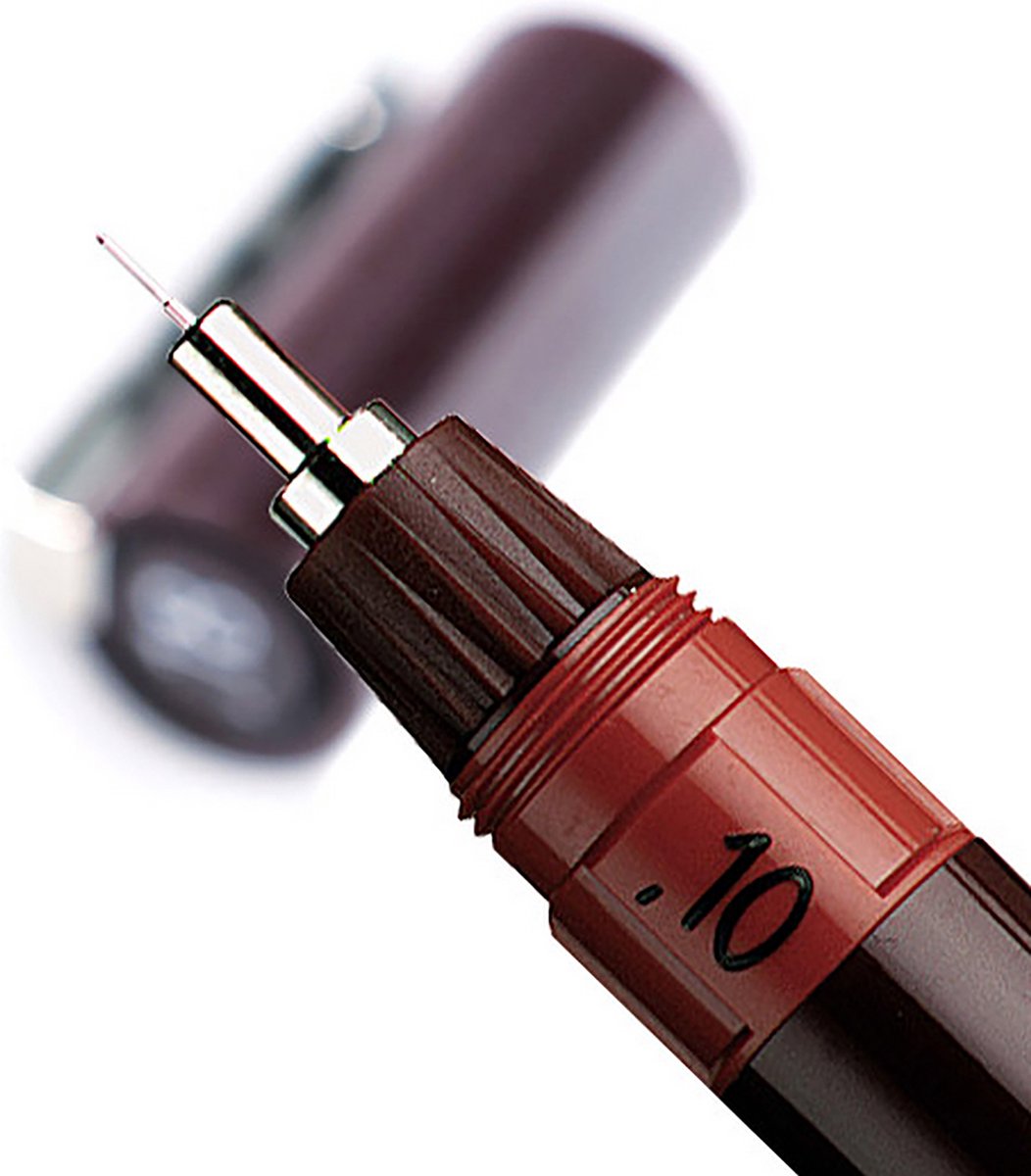 rOtring Isograph technische tekenpen | 0,10 mm | Navulbare fineliner ...