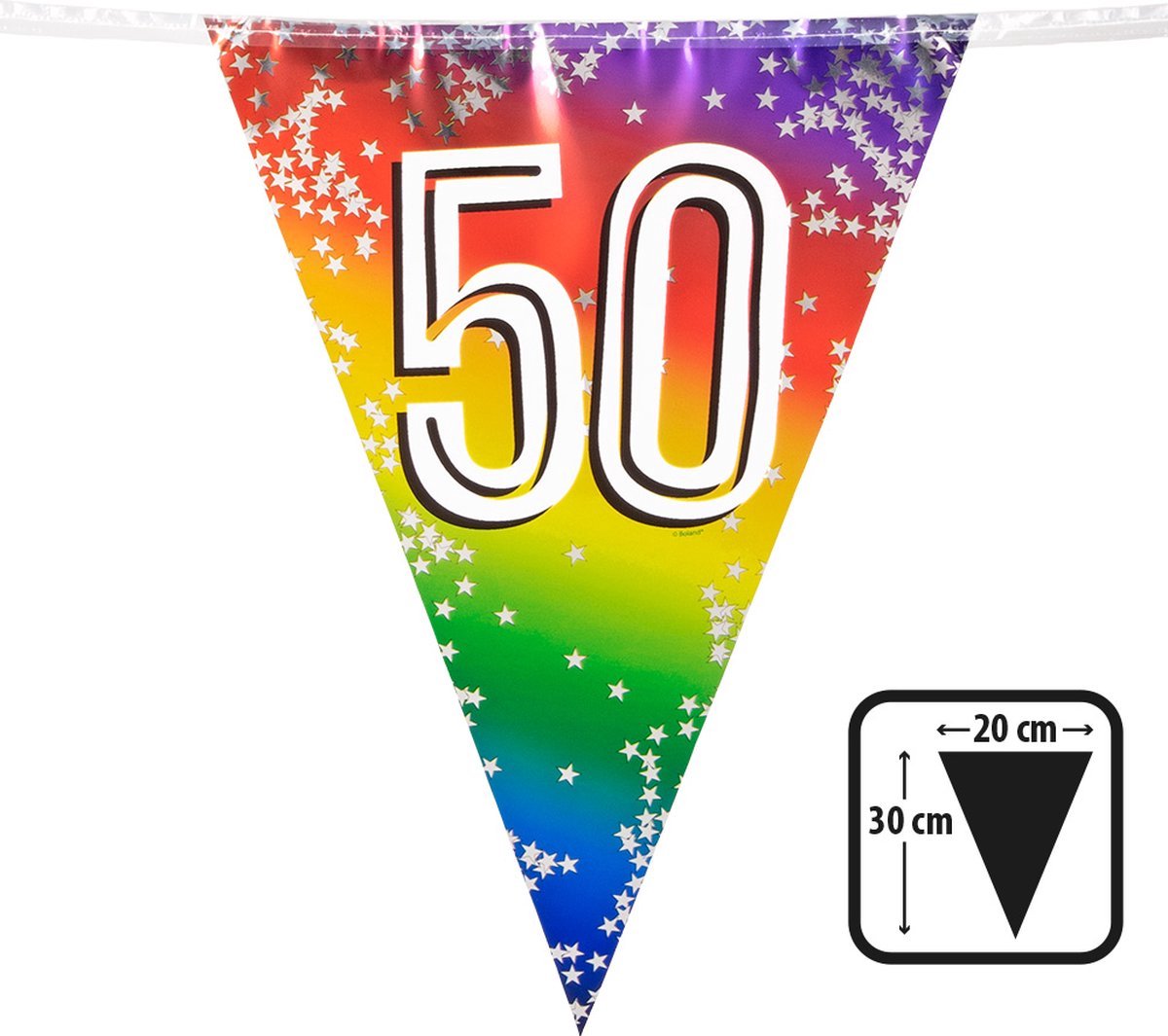 Slinger - 50 Jaar - Vlaggenlijn - 6 Meter - Verjaardag - Abraham ...