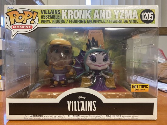 Funko Pop! The Emperor's New Groove - Yzma & Kronk Disney Villains ...