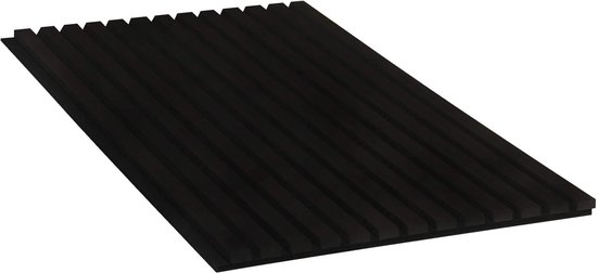 Akupanel | Lambrisering Panelen Zwart | 130 x 52 | bol.com