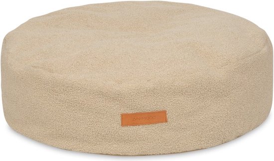Animood Coco poefbed voor hond of kat 67cm - donker beige | bol