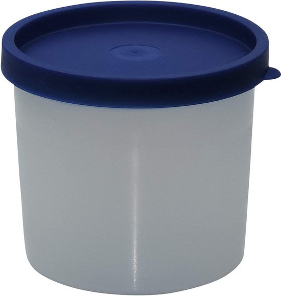 12 x mini-vriesdoos, ronde diepvriesdoos, BPA-vrij, elk 200 ml volume | bol