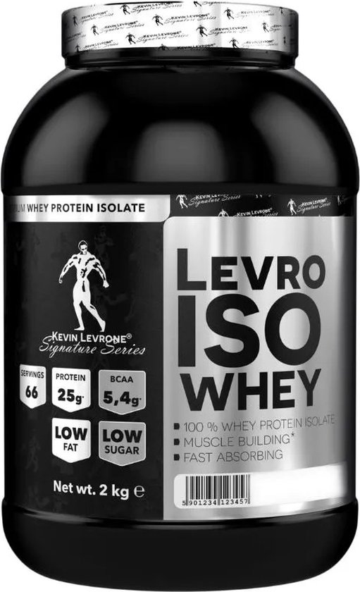 Kevin Levrone - Silver Series - Levro Iso Whey - Eiwit Isolaat - 2000g ...
