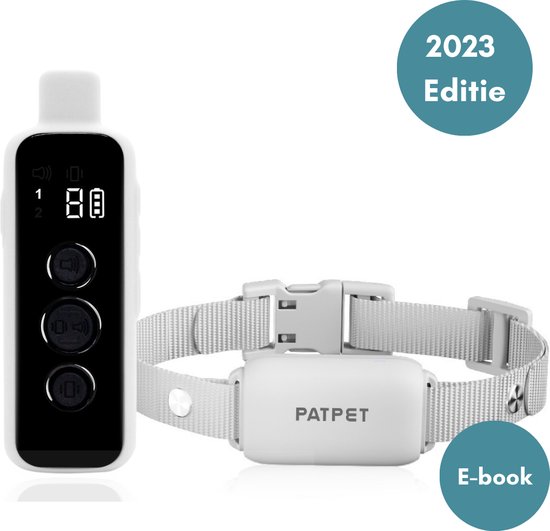 Patpet - Anti Blafband met Afstandsbediening - 2023 Design - Incl.E ...