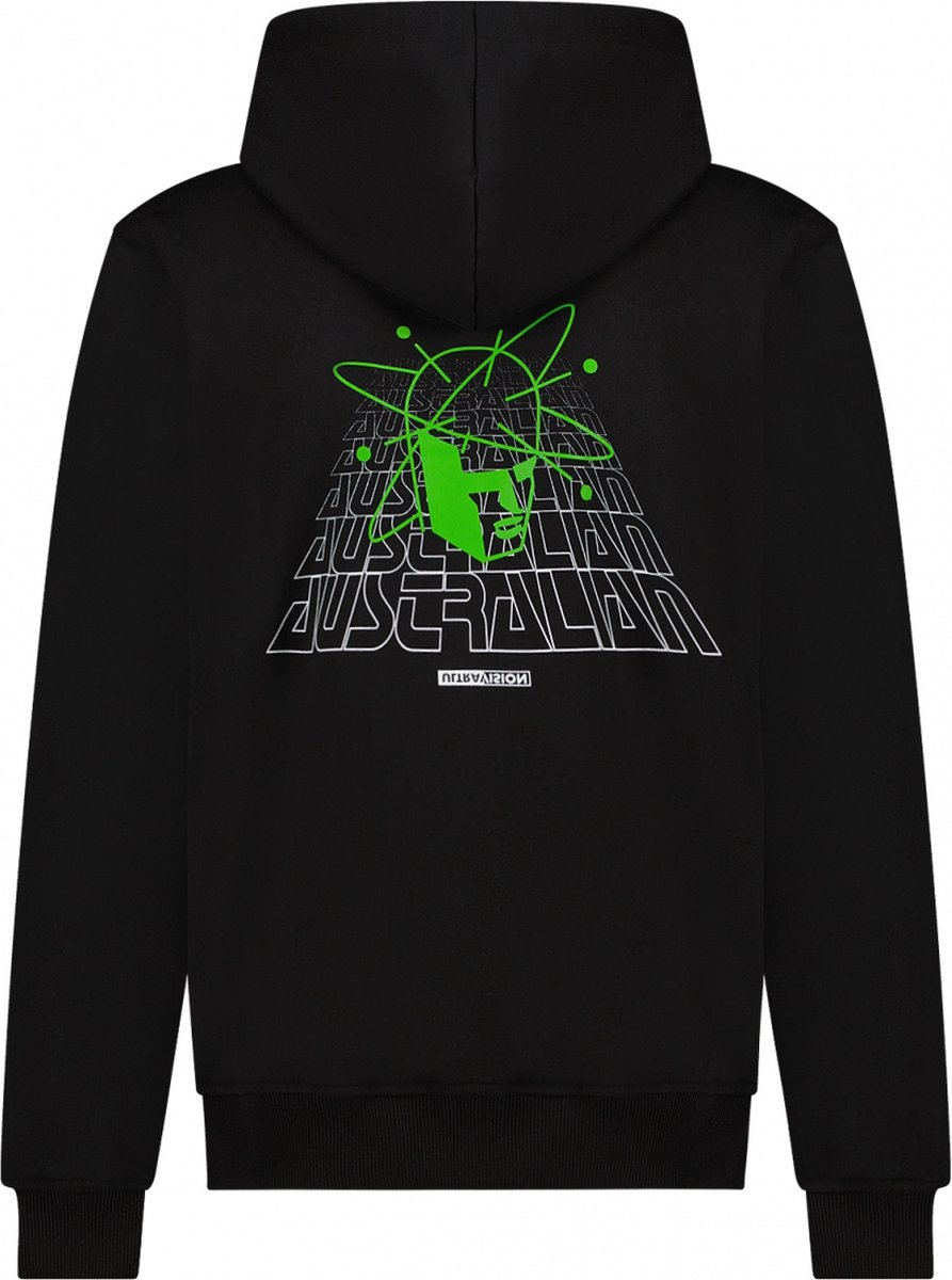 Australian Hard Court - Hoody met orbit print - zwart | bol.com