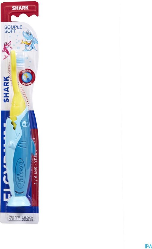 Elgydium Tandenborstel Kind 2-6j Shark | bol
