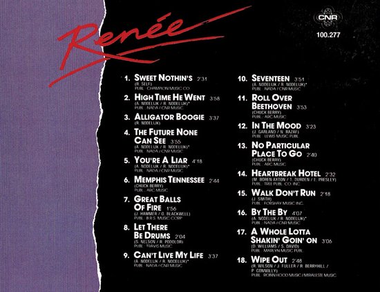 Renee - Renee (met o.a. High Time We Went), Renee | Muziek | bol