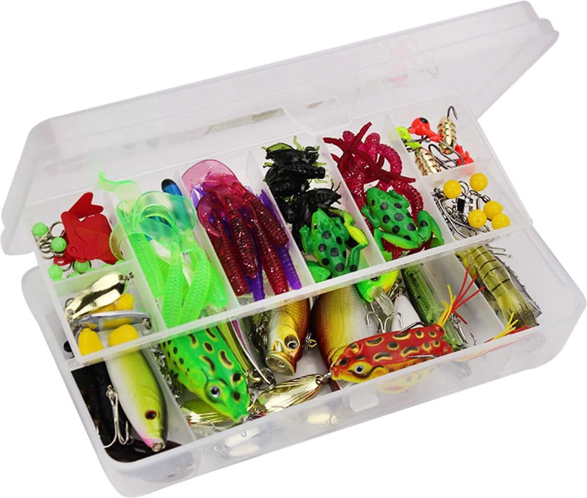 Kunst Aas Set - Roofvissen Pluggen Met Haak - Kunstaas | bol.com