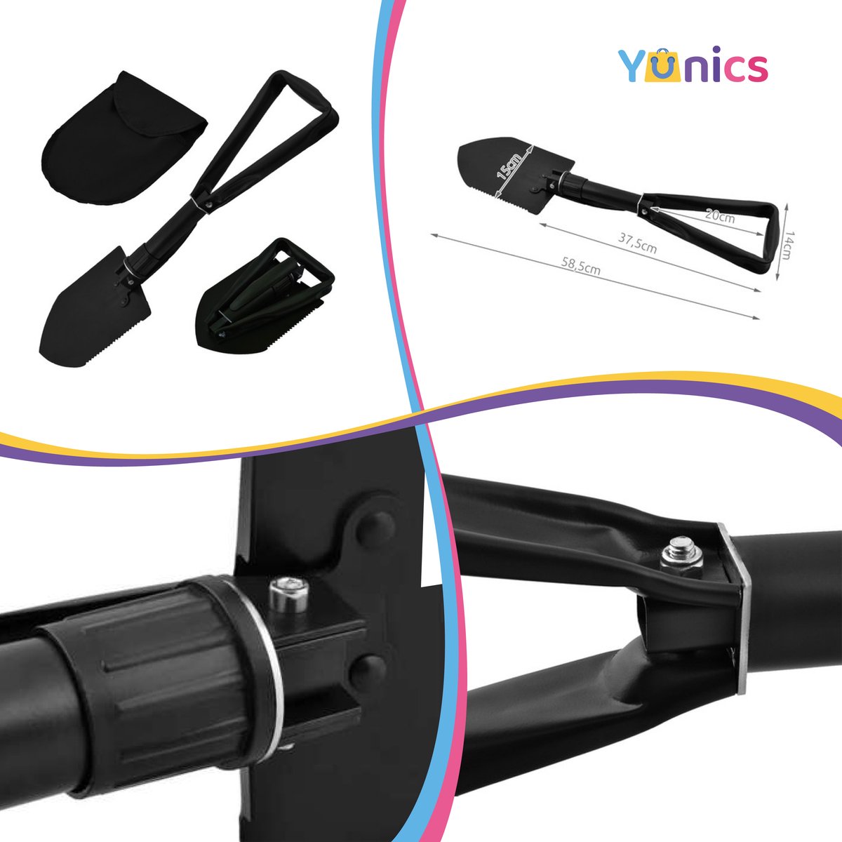 YUNICS® Pioniersschep - Professionele Pioniersschop, Pioniers Schep ...
