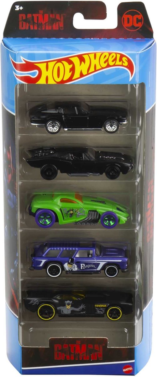 Hot Wheels - The Batman - 5 pack - Collectors Edition - Batmobile - o.a ...