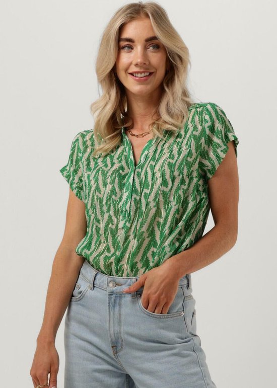 Lollys Laundry Heather Top Dames - Jurken - Groen - Maat M | bol.com