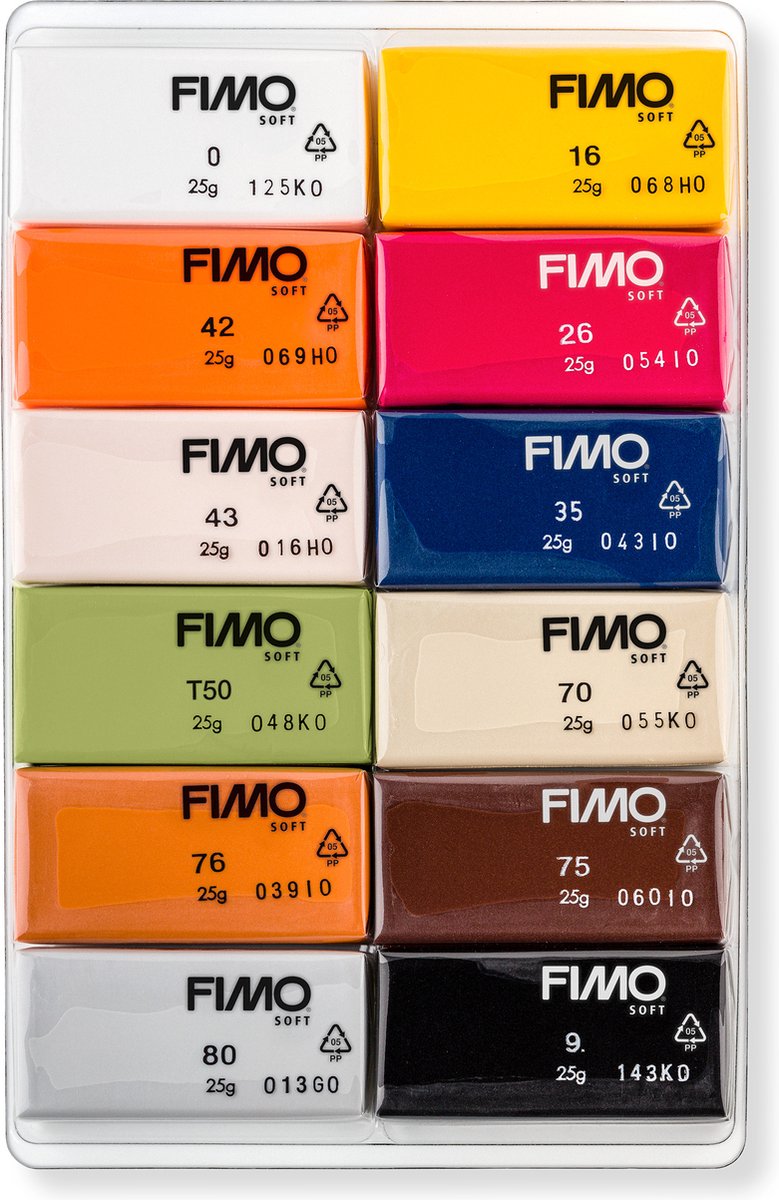 FIMO soft colour pack 12 natural colours | bol.com