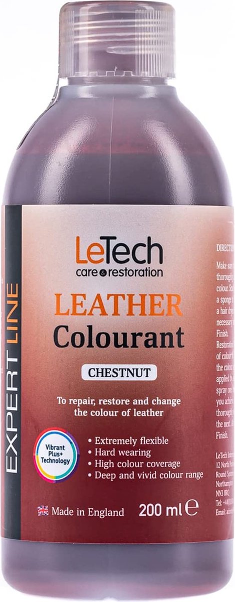LeTech Leather Colorant Chestnut (100ml) - leerverf - lederverf ...