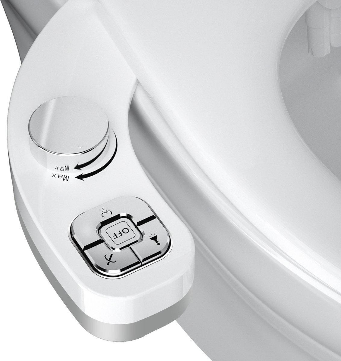 TIB Bidet - 2 Sproeistukken - 3 Standen - WC Bril - Sprayer - Zonder ...