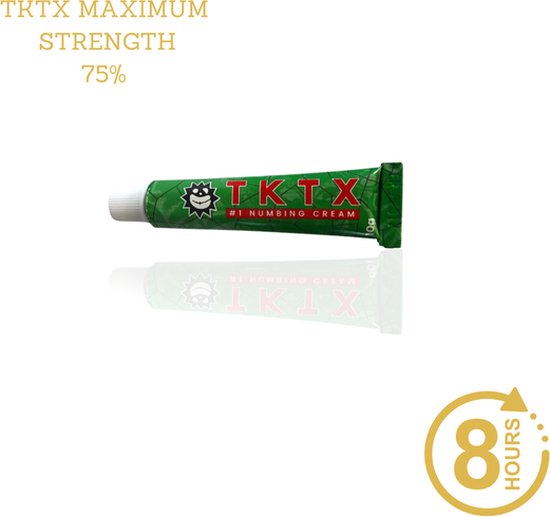 No Pain Store - TKTX Groen 75% - Tattoo crème - Tattoo zonder pijn ...