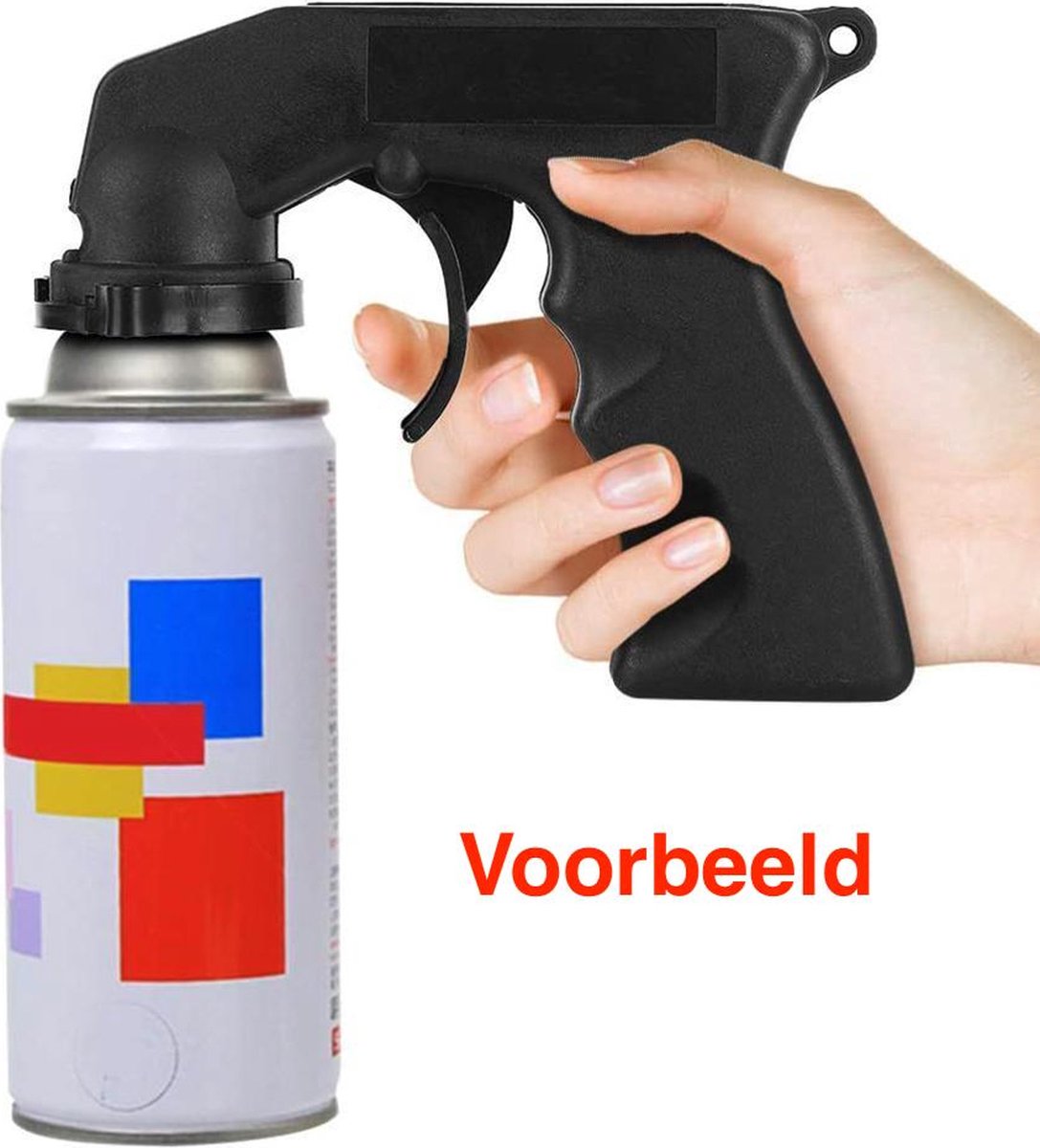 spuitbus pistool handgreep - verf pistool - spuitbus houder - Rood | bol