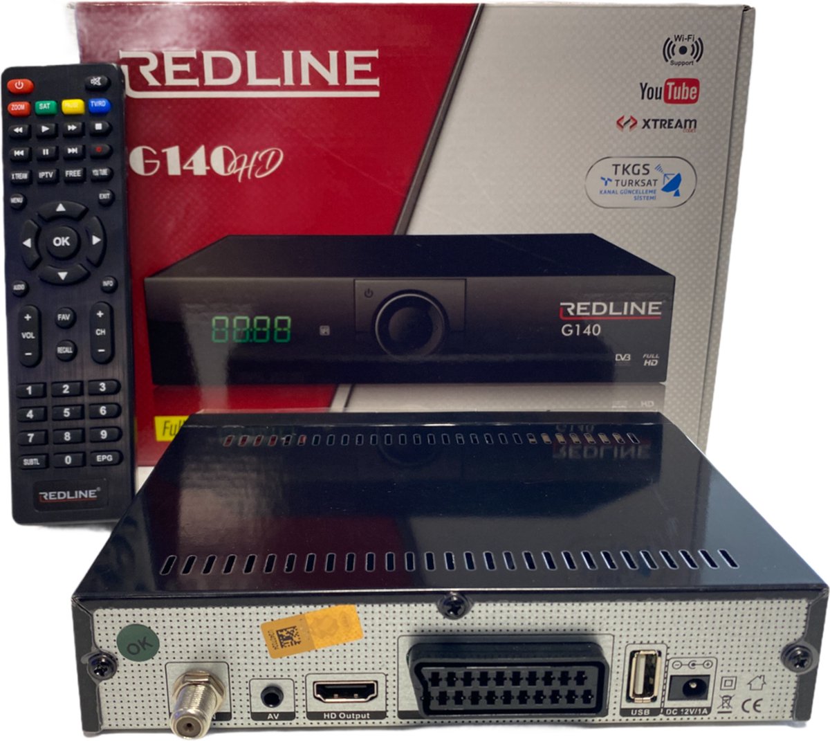 Redline G140 HD FTA Satelliet ontvanger | bol