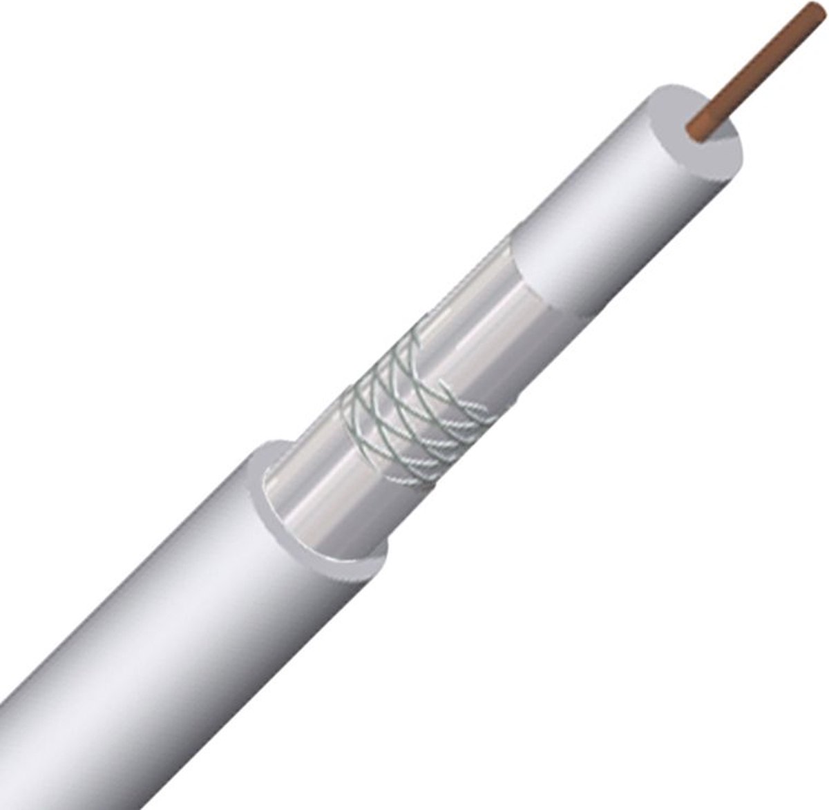 Triax KOKA 110 A+ PVC wit. Fire Class Eca 100 meter rol | bol