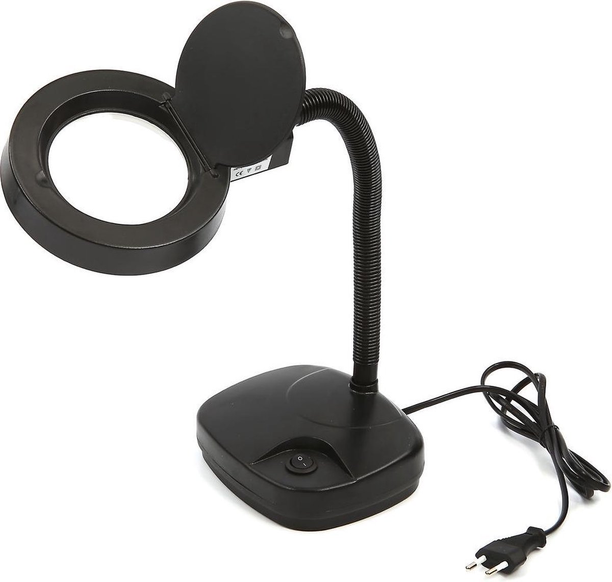 Loupelamp met LED verlichting KLEIN - ZWART | bol