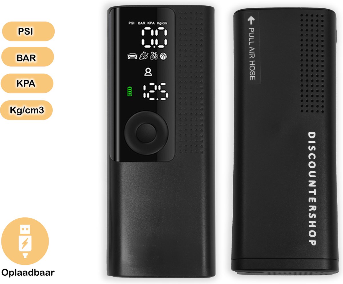 Luchtcompressor E-Blow Accu Luchtpomp - Draagbare Mini Compressor ...