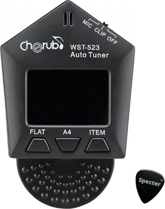 Cherub Tuner / Stem Apparaat WST-523 - Gitaar - met Specter Plectrum ...