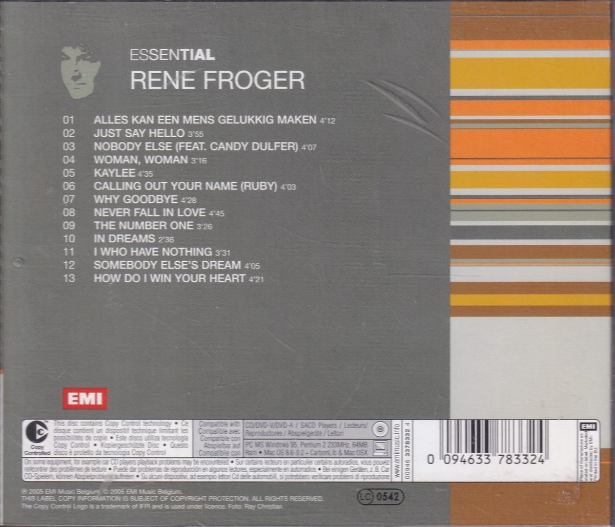 Essential, Rene Froger | Muziek | bol.
