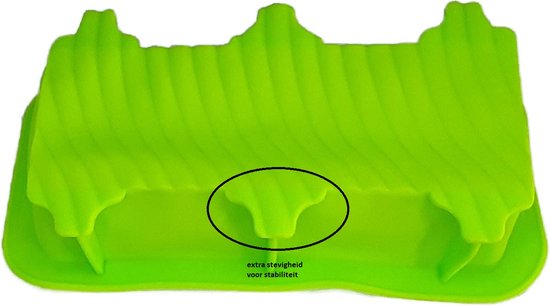 Cakeblik Vorm siliconen flexibel - 27 cm Inclusief taart - cakesnijder ...