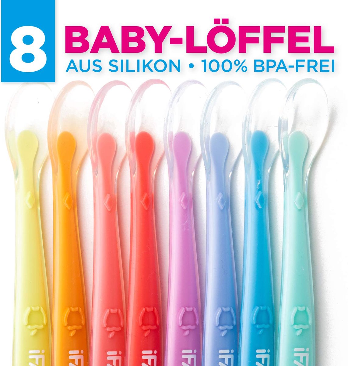 Siliconen babylepel voor baby's en peuters - extra zacht + BPA-vrij ...