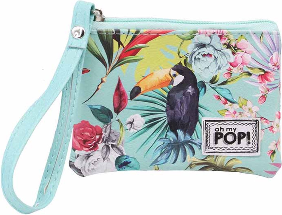 Oh My Pop! Toilettas - Portemonnee - Toekan - Tucan | bol.com