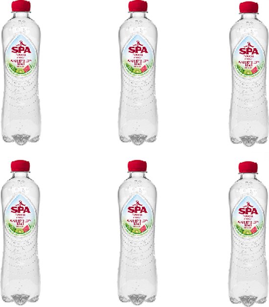 Spa Touch sparkling peach 50 cl per petfles, krimp 6 flessen | bol