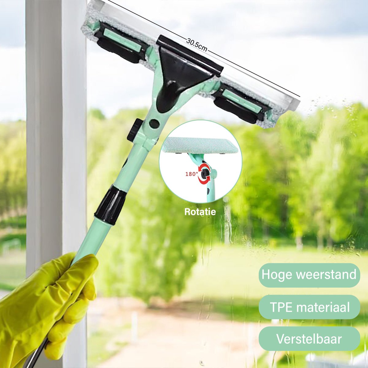 De Multifunctionele Double Layer Spin telescopische staaf | bol.com