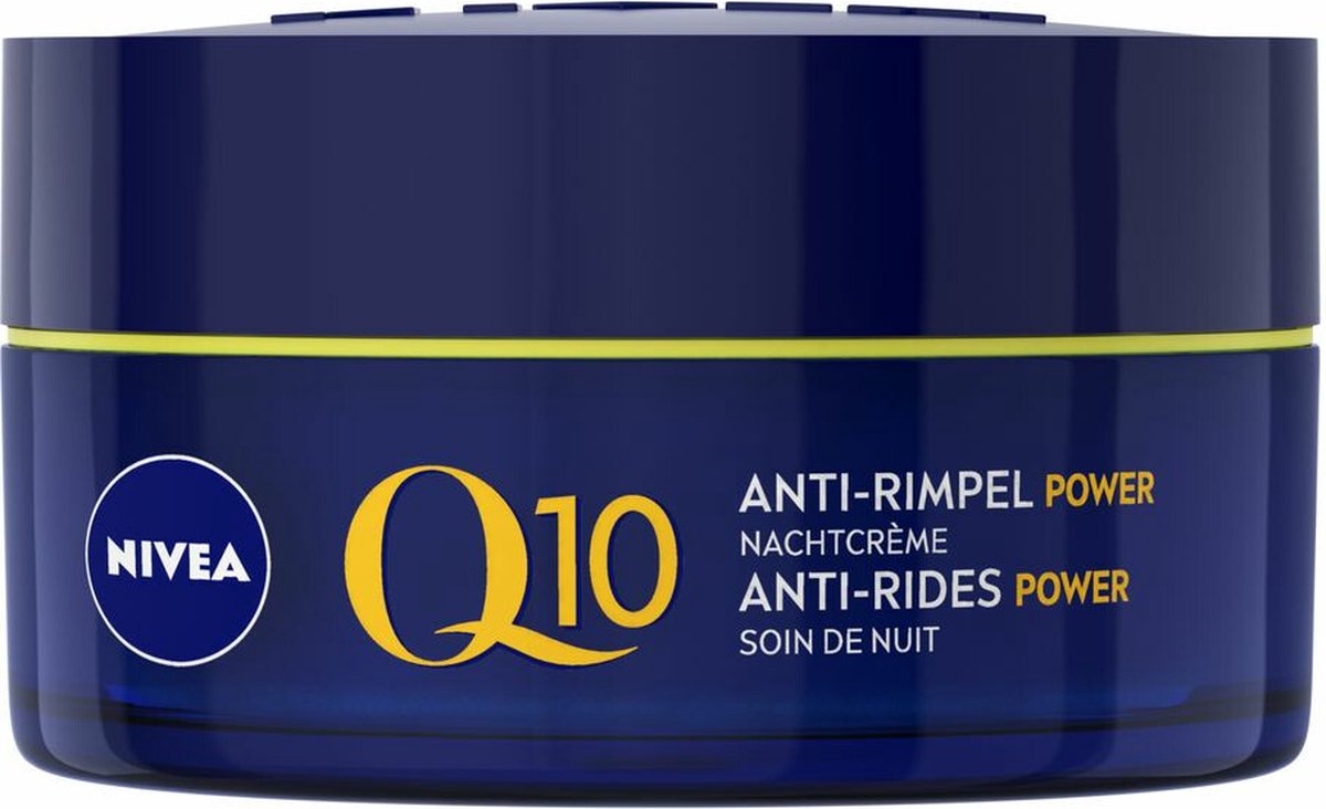 NIVEA Q10 POWER Anti-Rimpel Nachtcrème - Alle huidtypen - Verrijkt met ...