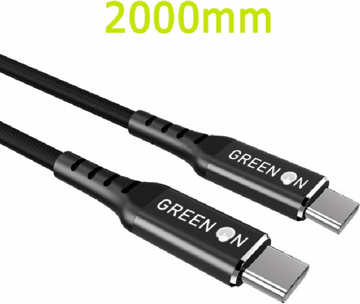 Dual Cable USB-C to USB-C - 2 meter - 2M - Connectoren - USB 3.1 Gen 2 ...