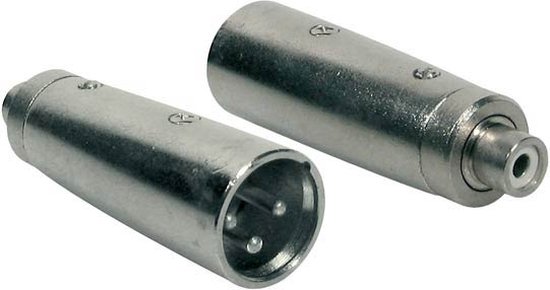 Verloop Plug | XLR Male Naar RCA Tulp Female | bol