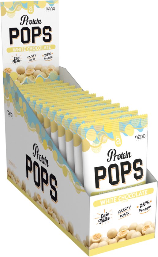 Protein POPS from Nano Supps - witte chocolade (12 x 38g) (eiwitrijke ...