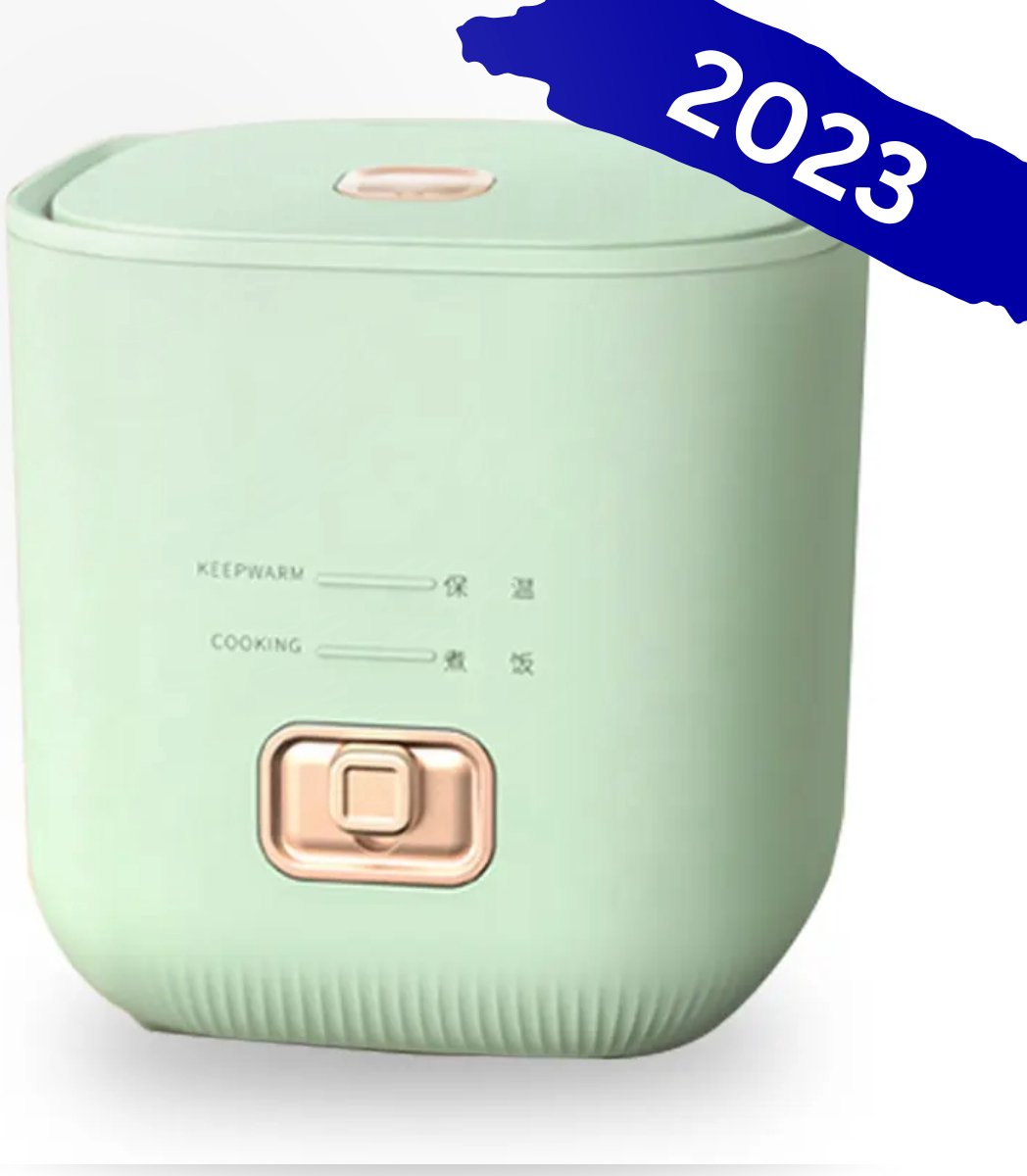 Deluqse Mini Rijstkoker - 1200ML - Groen - Rijstkoker - Stoomkoker ...