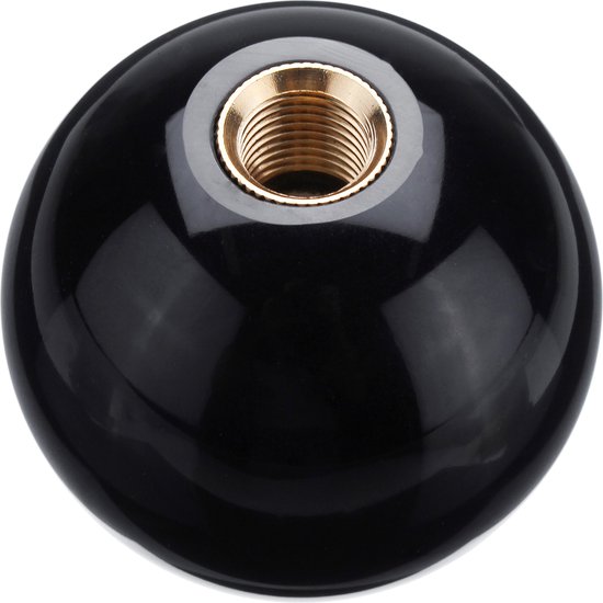 (2 STUKS) M8XROND 32 KOGELKNOP KUNSTSTOF MET MESSING DRAADBUS BOLMOER ...