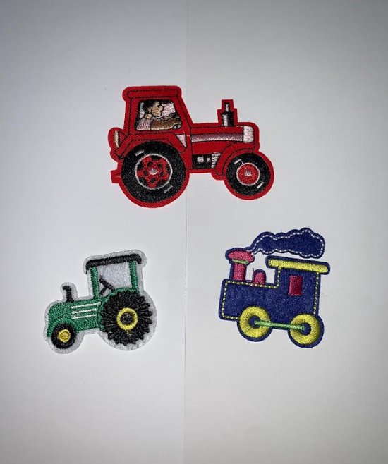 Tractor Strijk Embleem - Locomotief Strijk Embleem - Voertuigen Patches ...