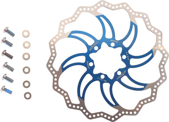 Alligator Starlite Remschijf 6-bouts 203 mm, zilver/blauw | bol.com