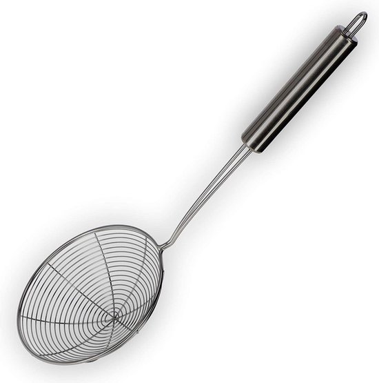 Kadax-gatenpollepel, kleine priem, stalen stempel met lange steel ...