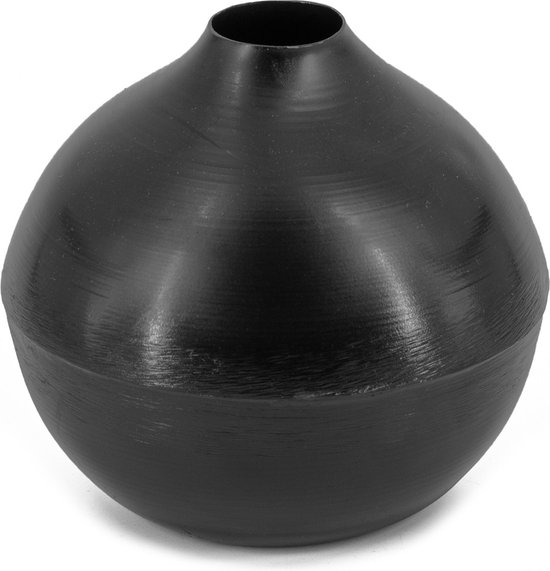 Vaasje metaal zwart | bol.com