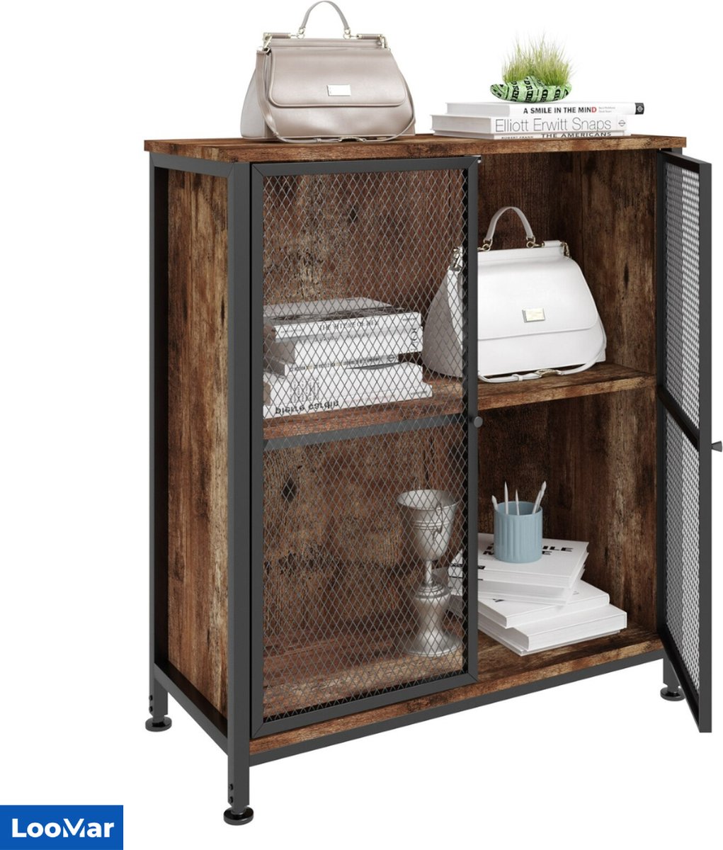 LooMar Woonkamer kast - dressoir - Opbergkast met deuren - Wandkast ...