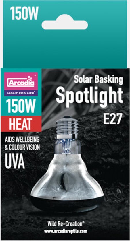 Arcadia Solar Basking Spotlight 150 Watt | bol.com