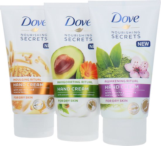 Dove Nourishing Secrets Hand Cream 3 x 75 ml - Indulging-Awakening ...