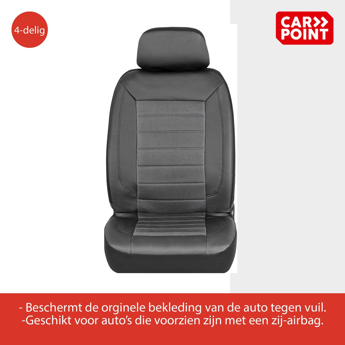 Carpoint Stoelhoesset Voor Praag 4-Delig - Stoelhoezen voor auto - 2 ...