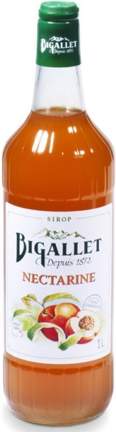 Bigallet Nectarine traditionele siroop - 100cl | bol.com