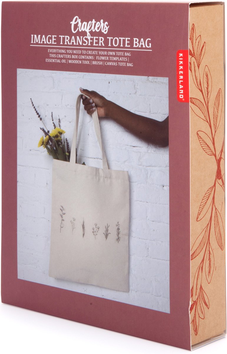 Crafters Bedruk je eigen canvas tas - Kikkerland - Maak je eigen unieke ...